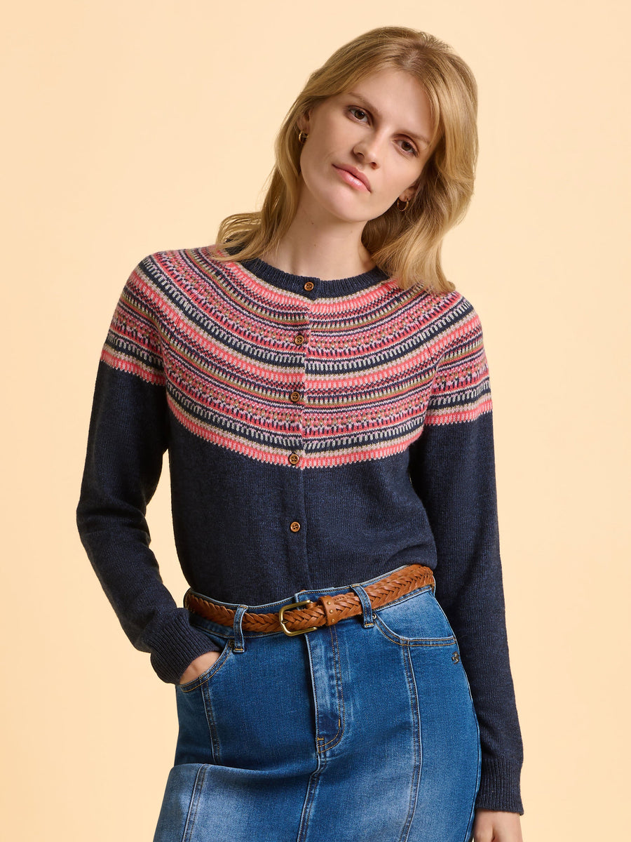 Deepwater Cardigan | Brakeburn | Women's Knitwear | New In AW25