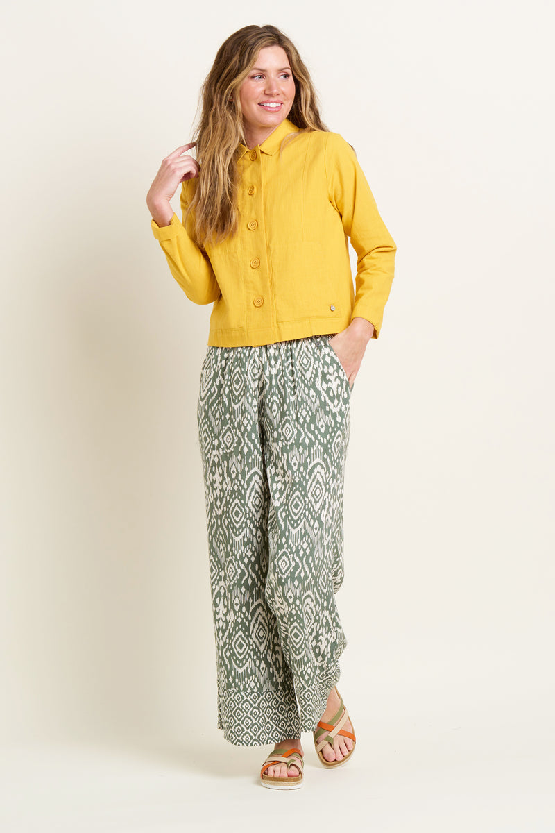 Women's Green Orla Beach Pant | Brakeburn