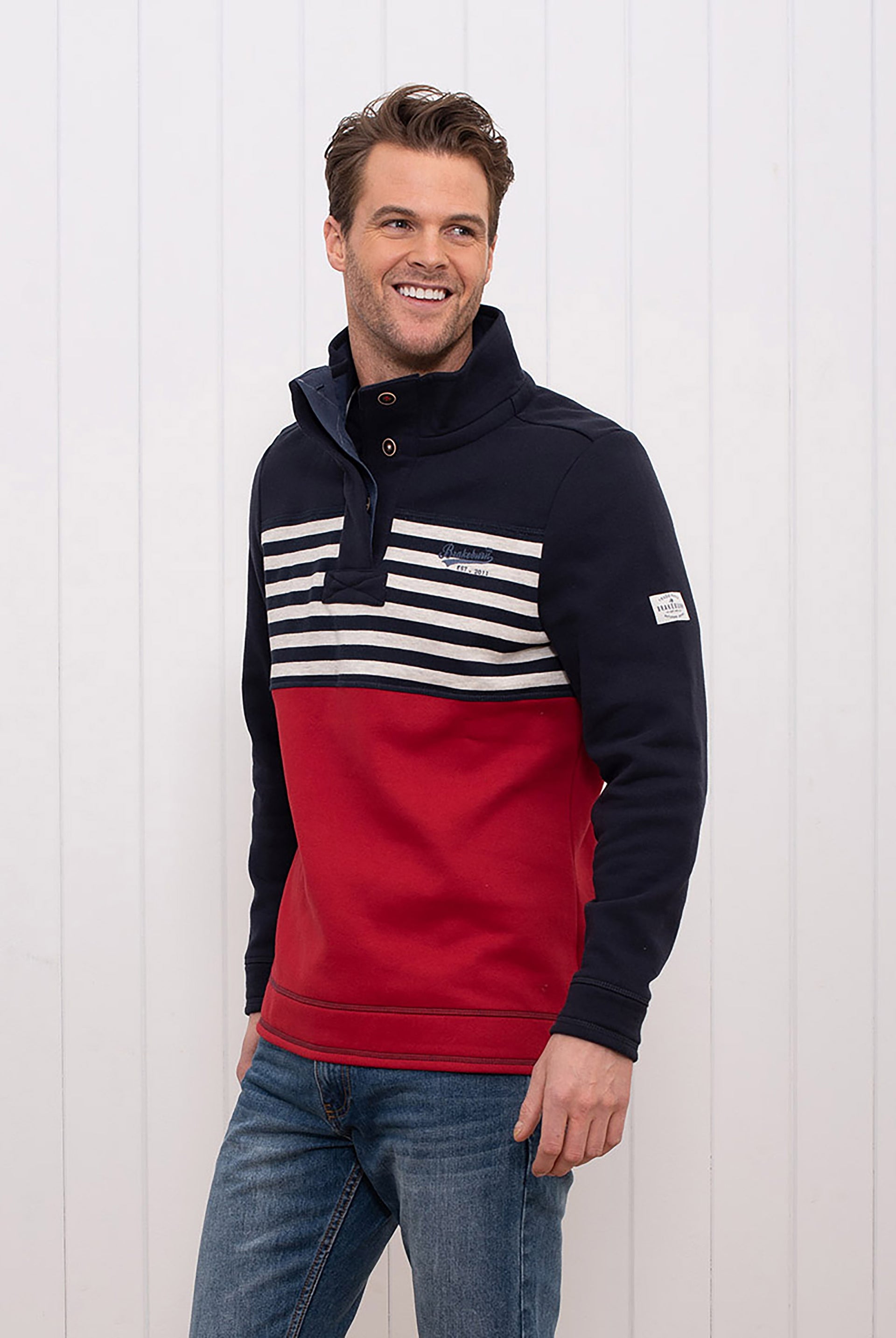 Button Neck Sweat – Brakeburn