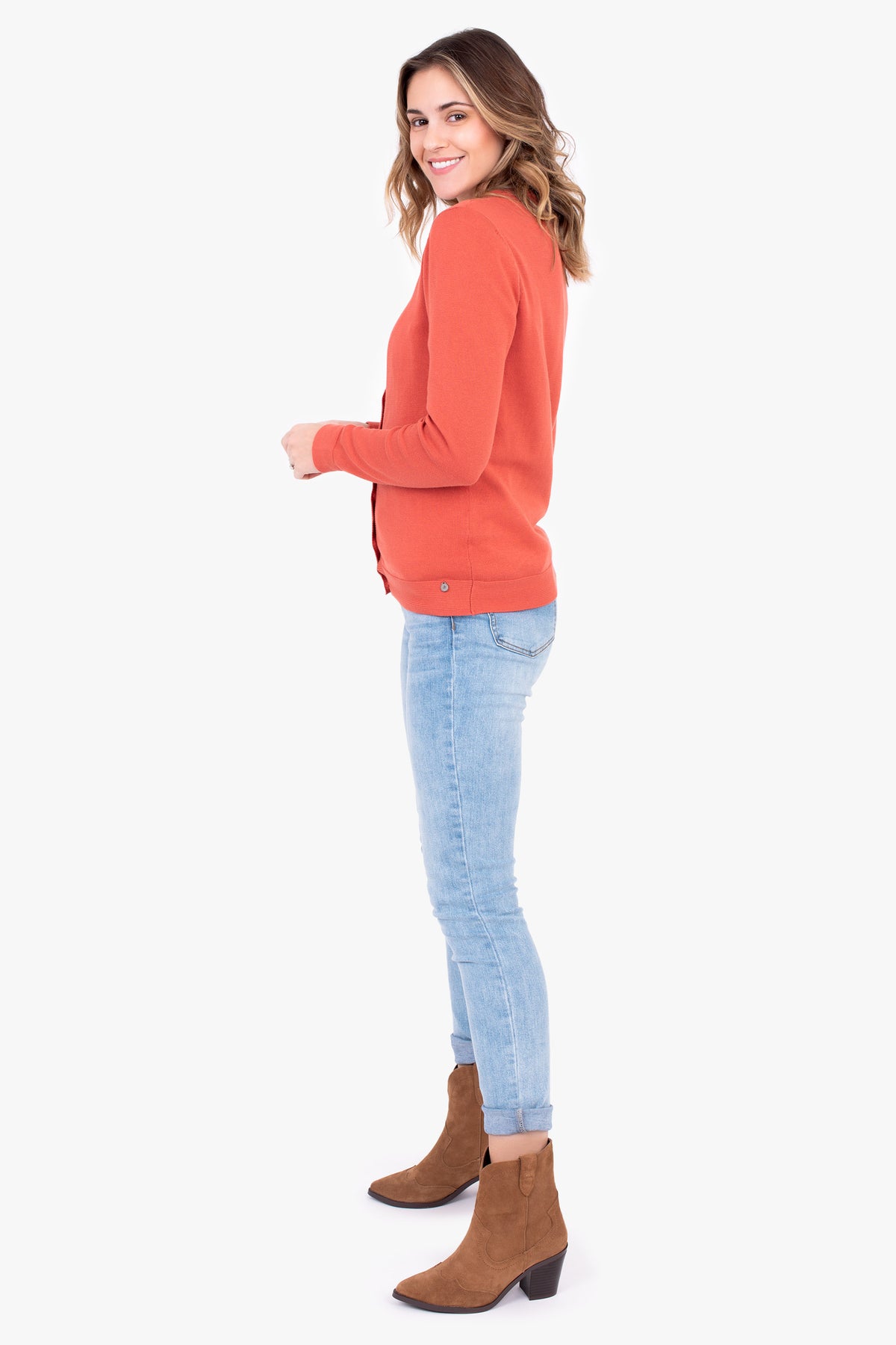 Red Foxglove Cardigan | Brakeburn