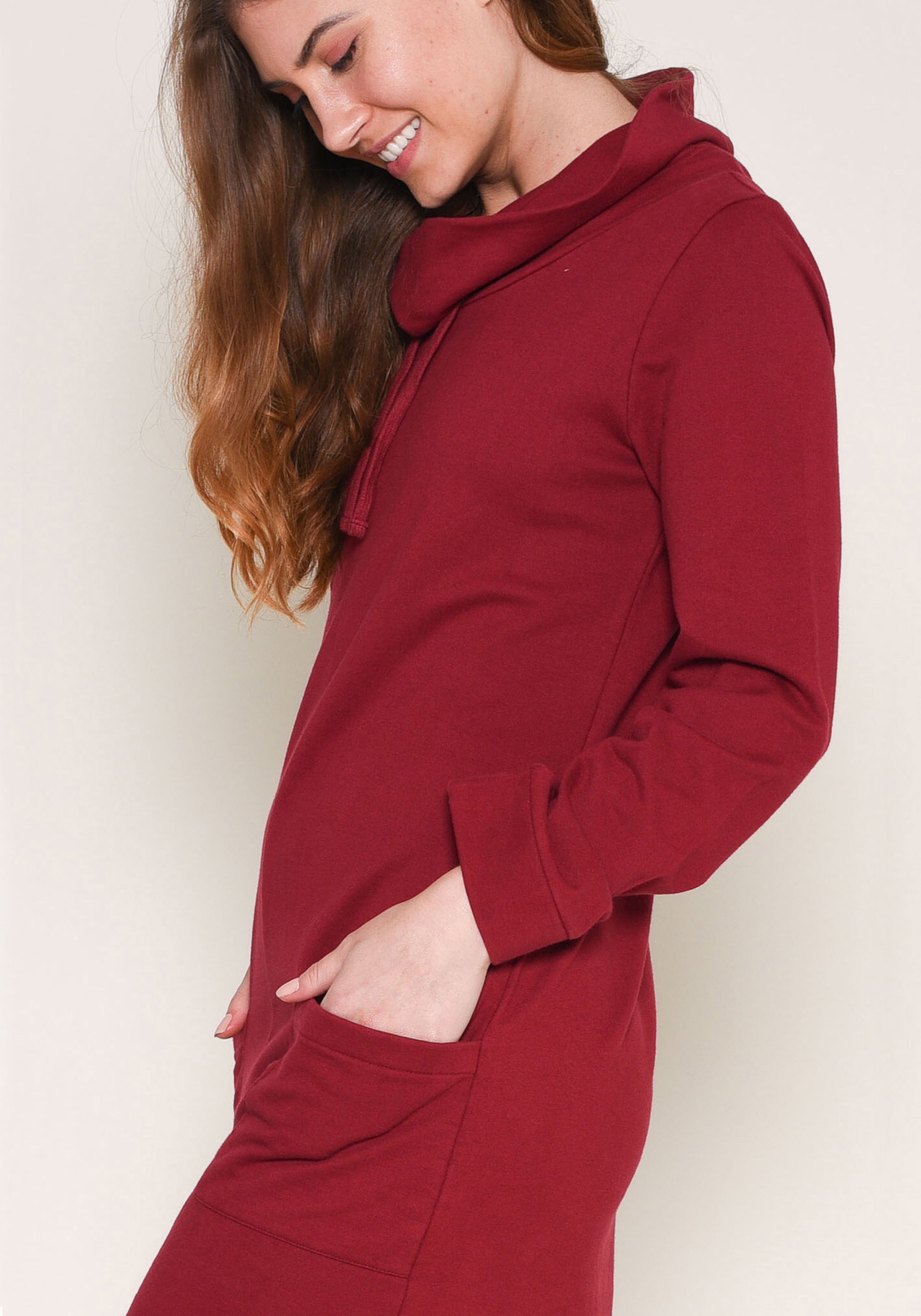 Brakeburn Brakeburn Jersey Cowl Neck Dress | Harts Of Stur
